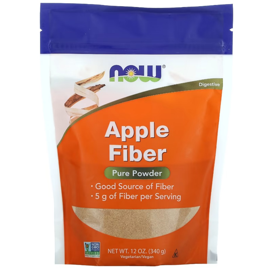 Now apple fiber 340 g pure купити, ціна в Києві та Україні, відгуки ⭐ ...