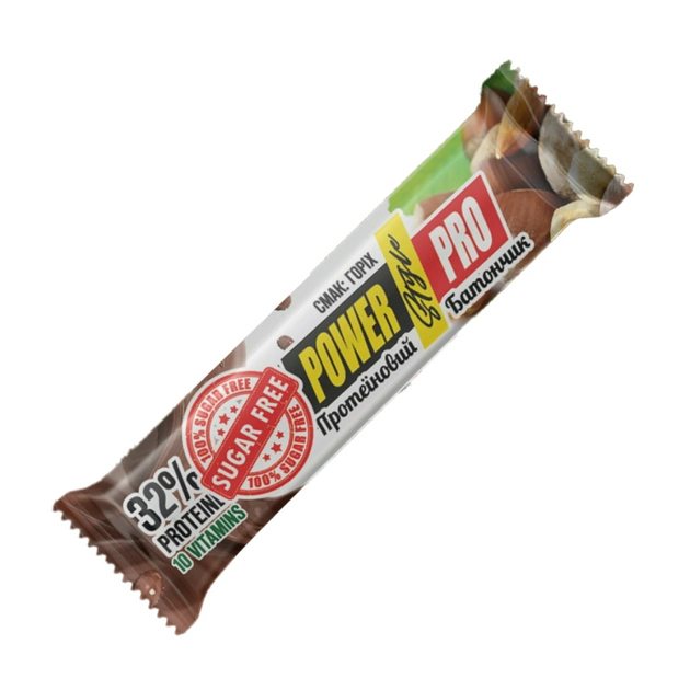 Power pro protein bar 32% 60 g горіх купить Киев и Украина, цена и ...