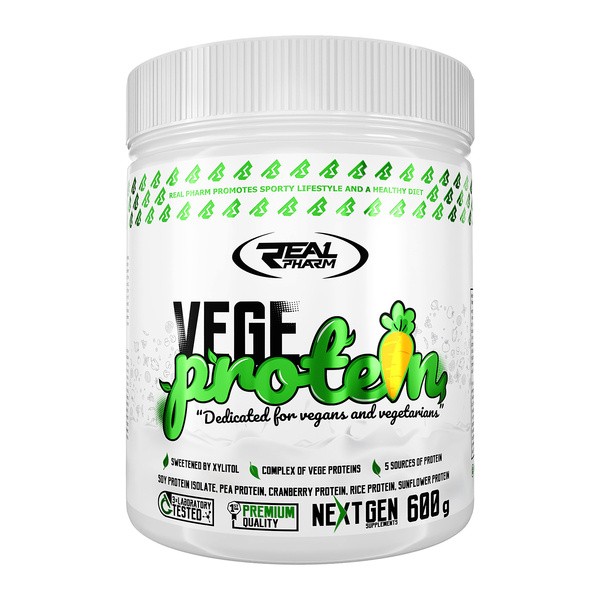 Real pharm vege protein 600 g купити, ціна в Києві та Україні, відгуки ...