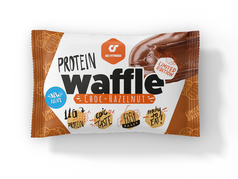Go fitness protein waffle 50 g choc hazelnut taste купить Киев и ...