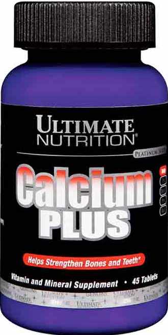 Ultimate nutrition calcium plus 45 tabs купити, ціна в Києві та Україні ...
