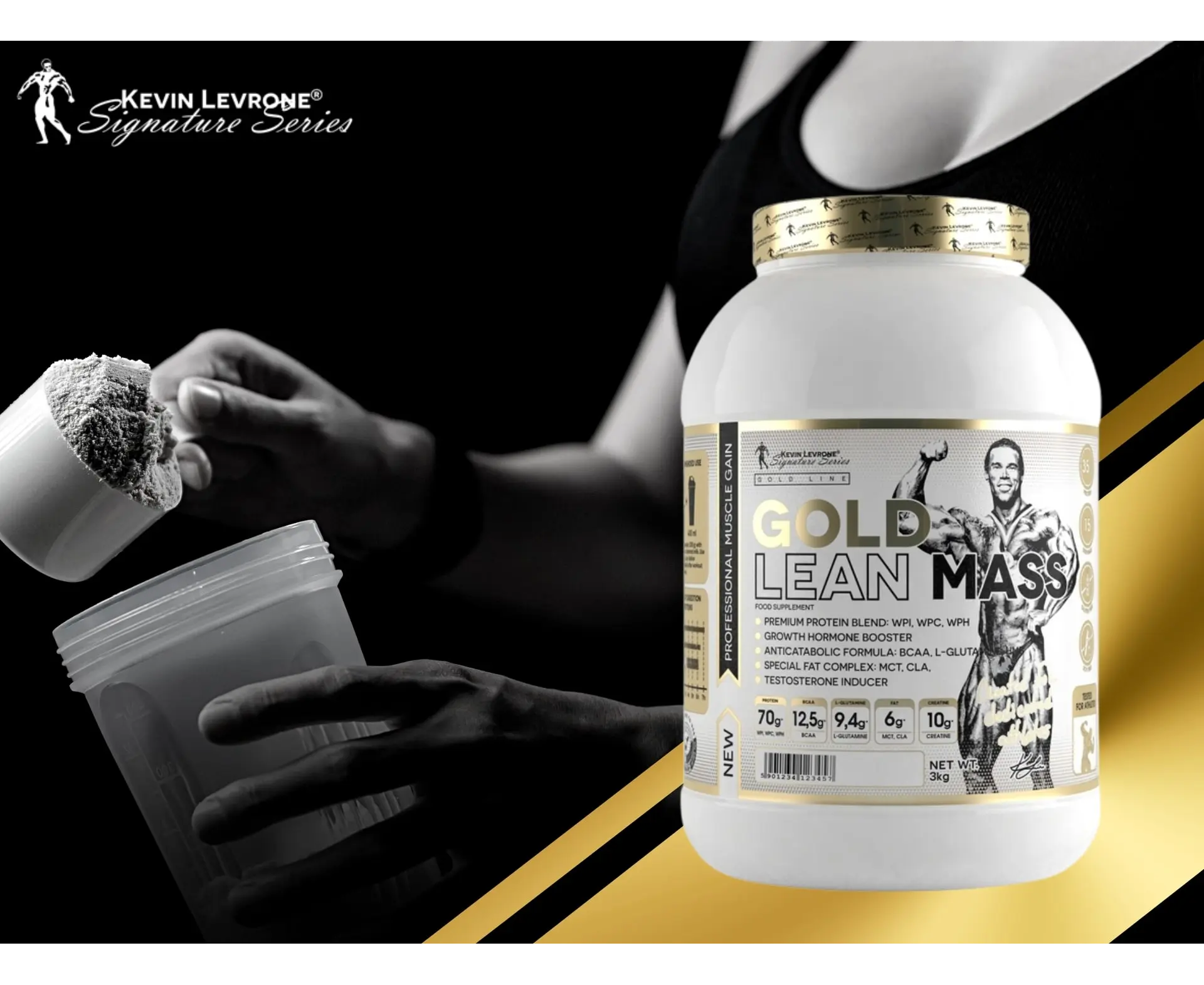 Kevin levrone gold lean mass 3000 g купити, ціна в Києві та Україні ...