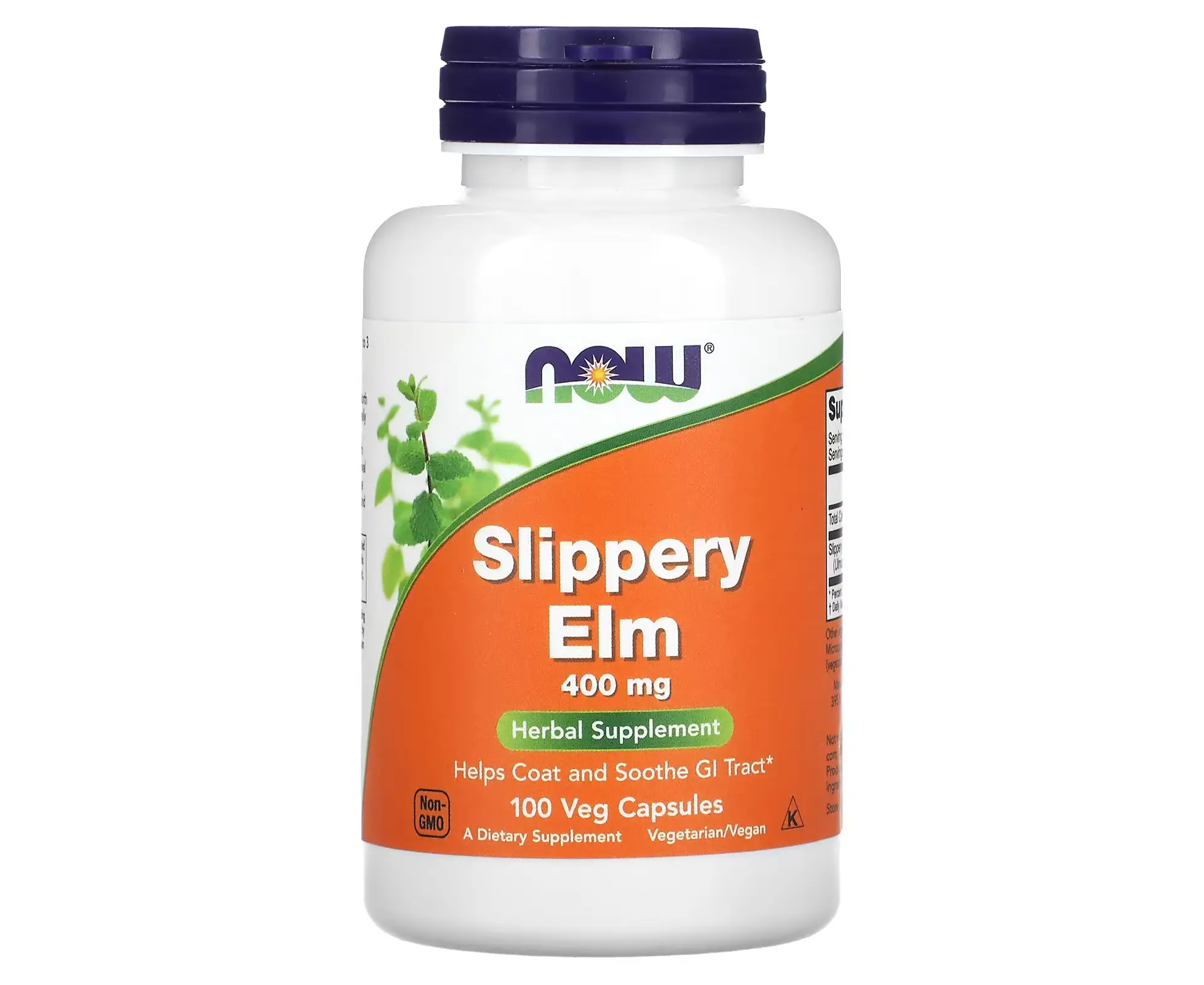 Now slippery elm 400 mg 100 caps купити, ціна в Києві та Україні ...