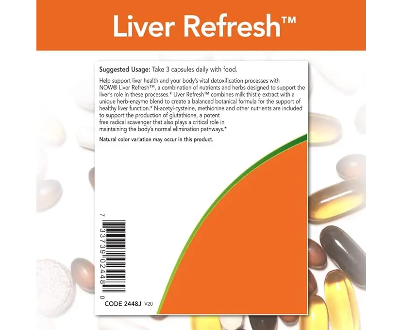 Now liver refresh 90 caps купить Киев и Украина, цена и отзывы ⭐ Mega Mass